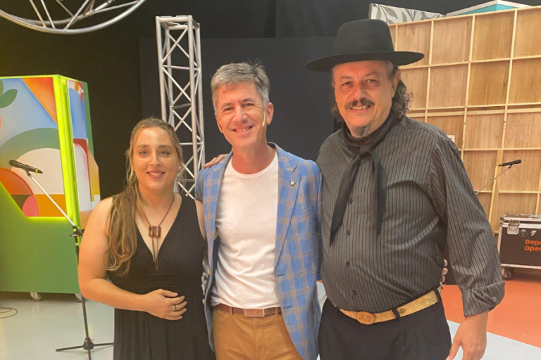 Adrián Maggi y Claudia Lomeña, juntos en la TV Pública | infociudad